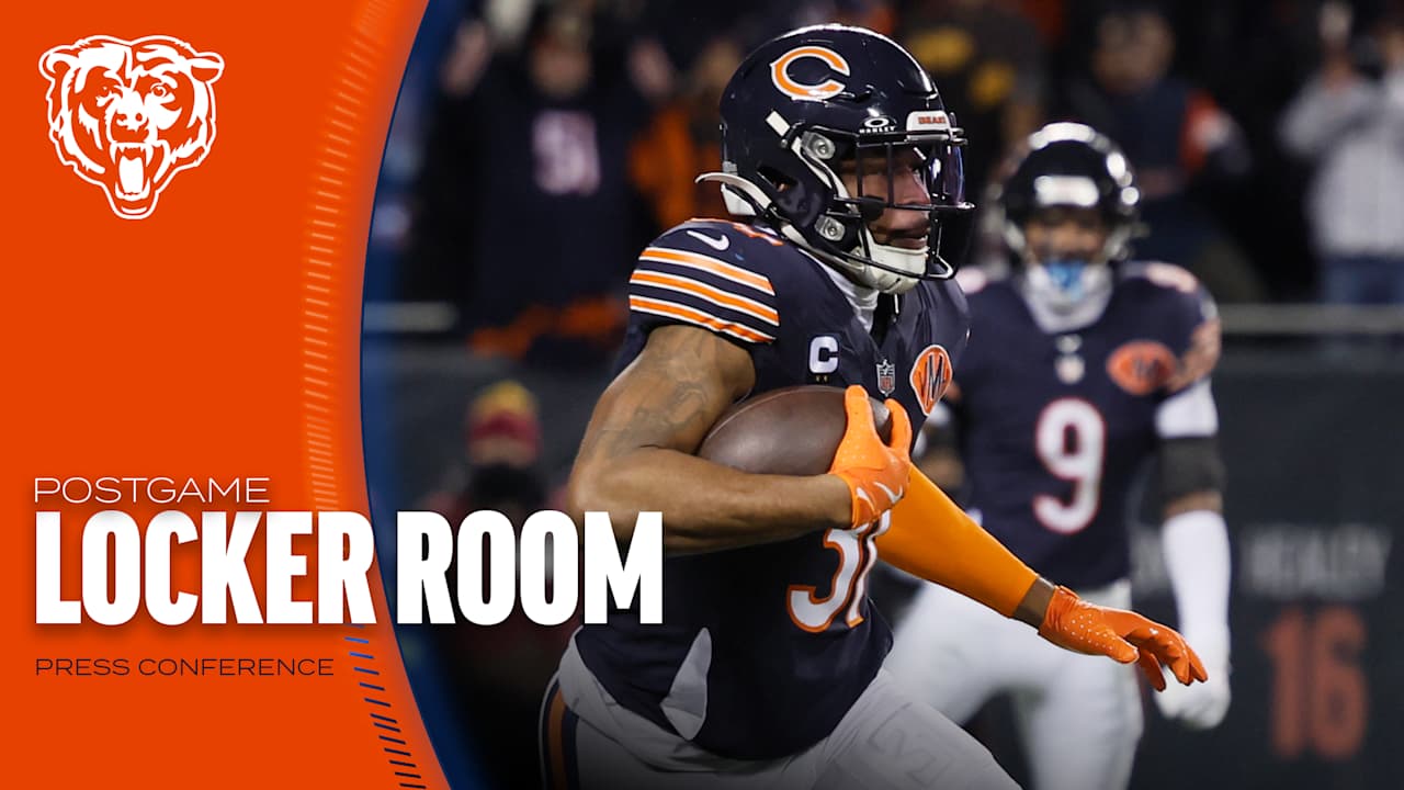 Bears postgame locker room | 2025 Week 18