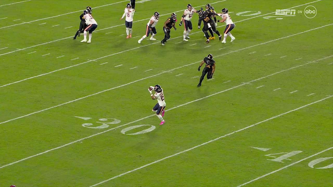 HIGHLIGHT: Caleb Williams-Rome Odunze connection ends in 21-yard gain ...