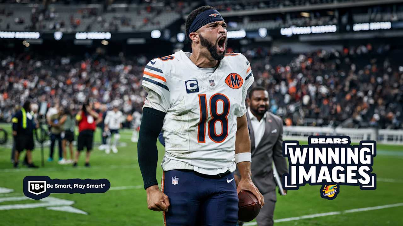 Postgame celebration photos from Bears' Week 4 victory over Raiders