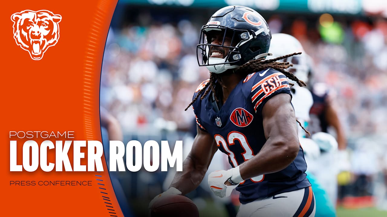 Bears postgame locker room | 2025 Preseason Week 1