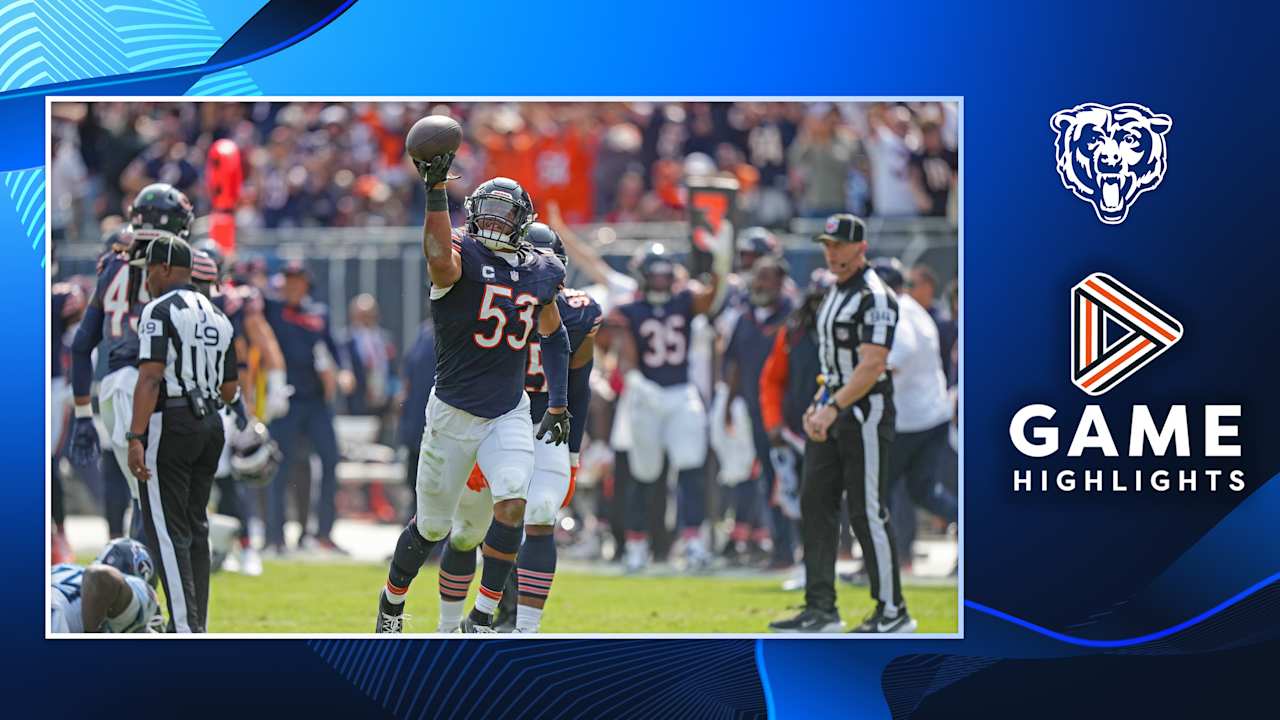 HIGHLIGHTS: Titans vs. Bears | 2024 Week 1