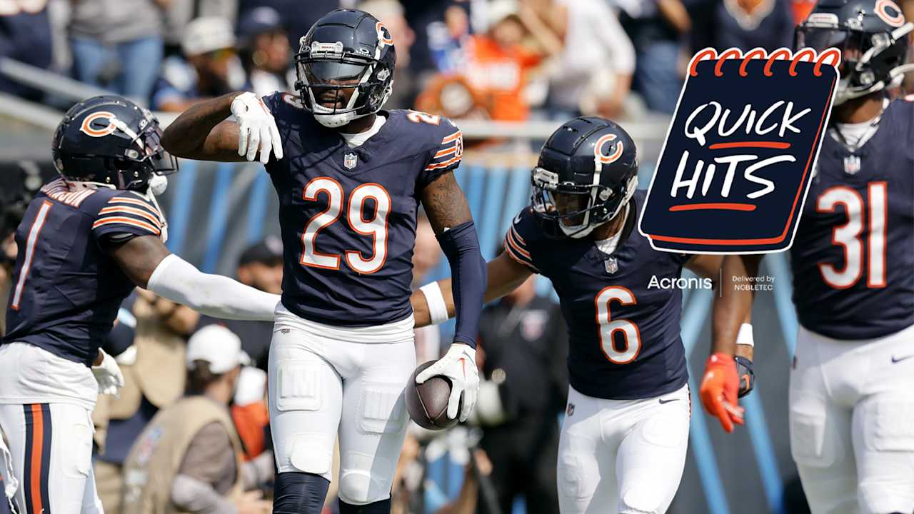 Bears defense embracing takeaways as part of identity | Quick Hits