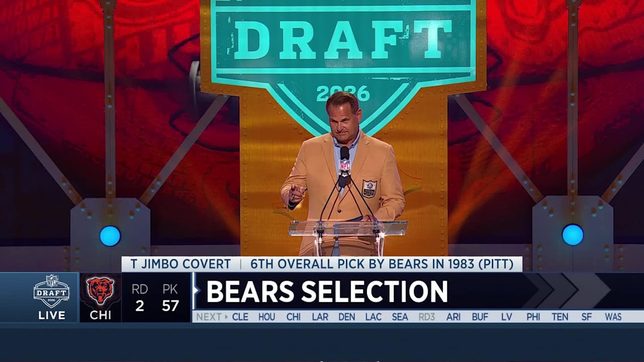 WATCH: Bears select Logan Jones with 57th pick in 2026 NFL Draft