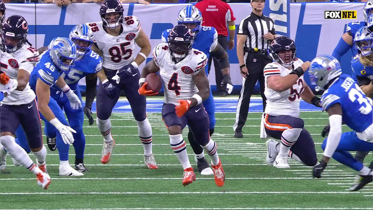 HIGHLIGHT: D'Andre Swift infiltrates Lions territory on 20-yard dash