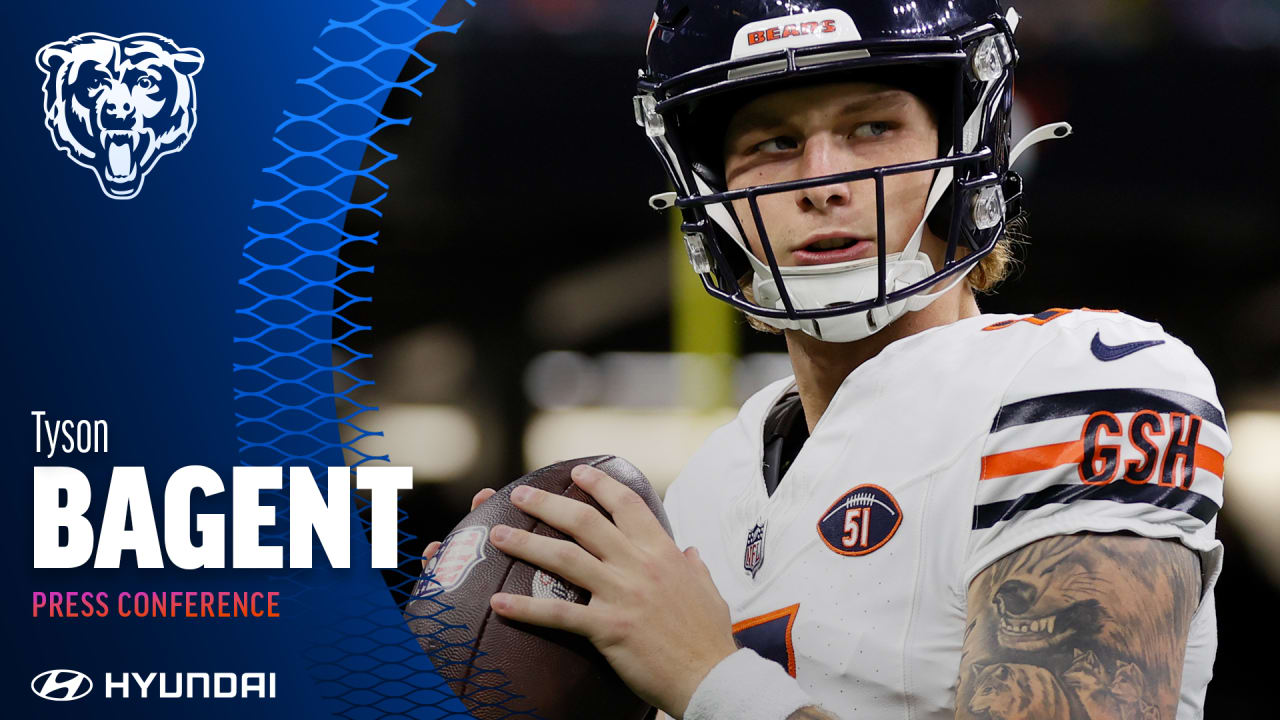 Tyson Bagent media availability
