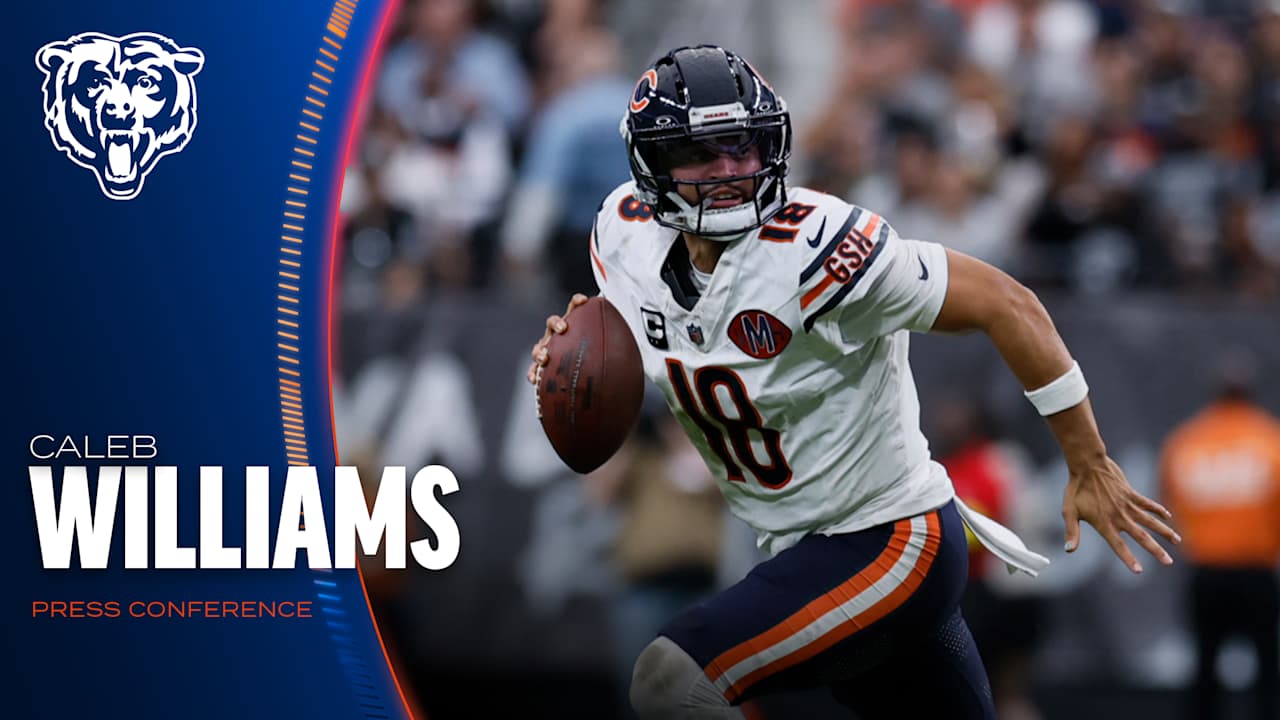 Caleb Williams on Week 4 win over Las Vegas Raiders | Press Conference