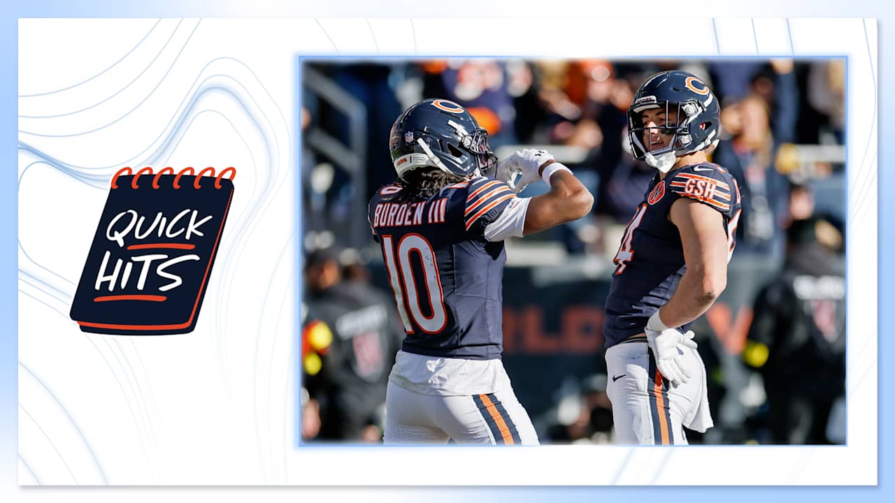 Bears Rookies Colston Loveland and Luther Burden III Shine Bright - BVM ...