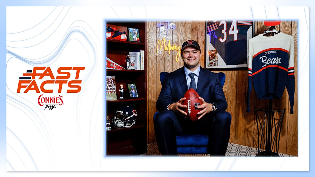 Get to know Chicago Bears rookie OL Ozzy Trapilo | Fast Facts