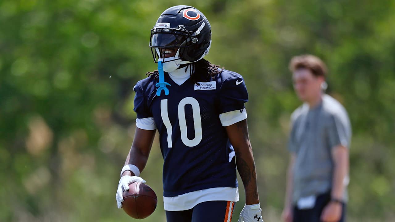 Luther Burden III showing rapid improvement during Bears’ offseason program