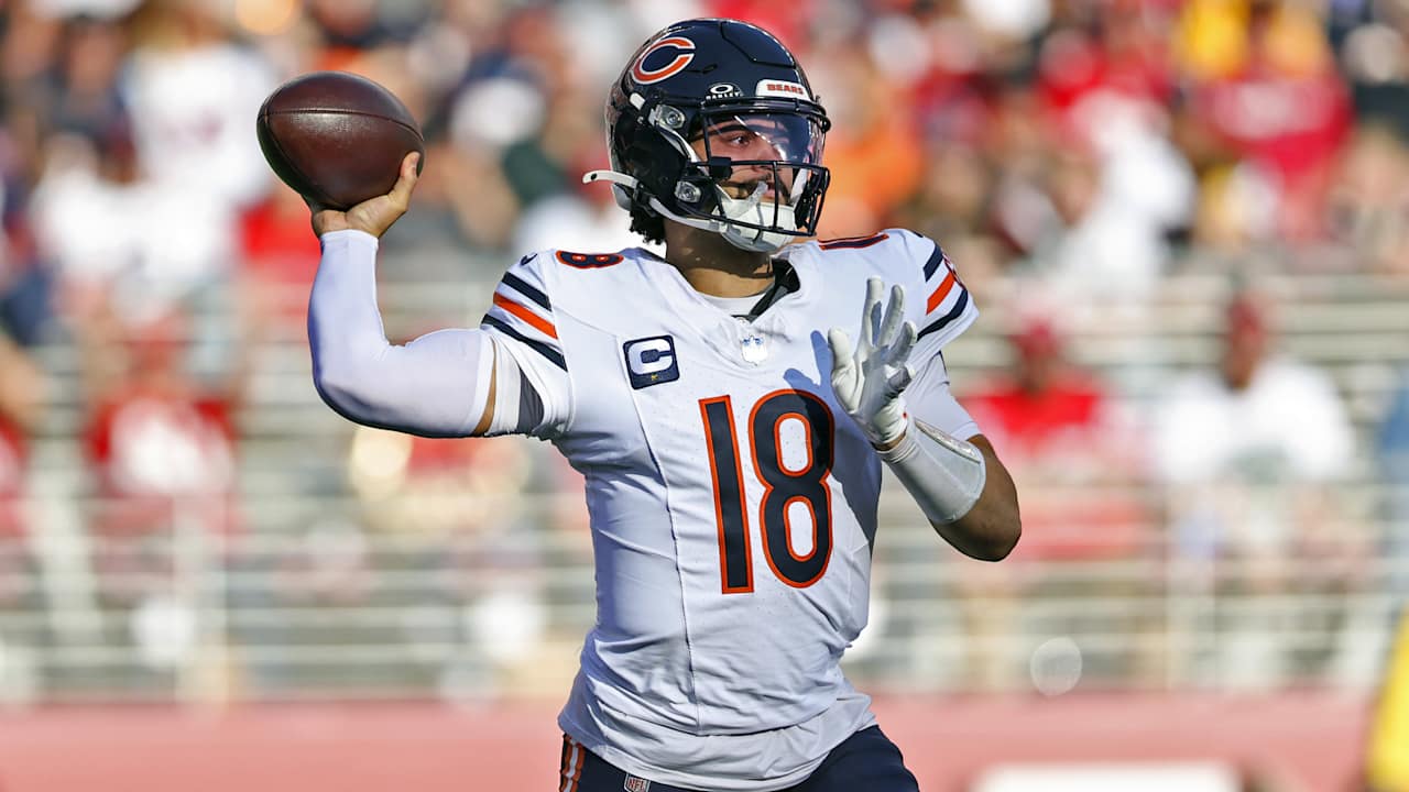 HIGHLIGHTS: Caleb Williams' top plays from 2-TD game vs. 49ers