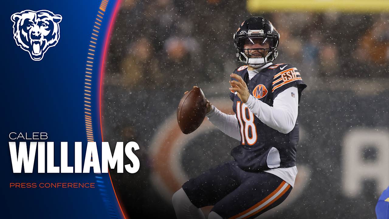 Caleb Williams on performance in Divisional Round loss to Rams | Press ...