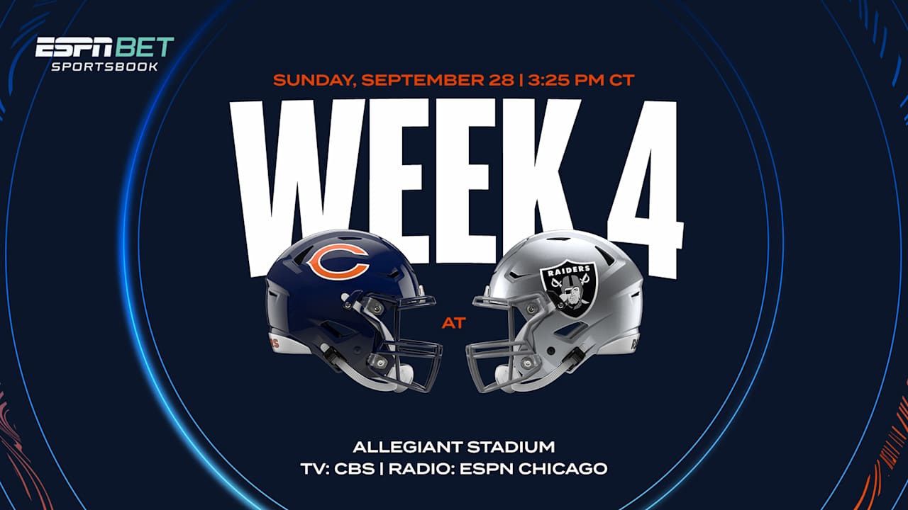 How to watch, listen to, stream Bears-Raiders Week 4 game - BVM Sports