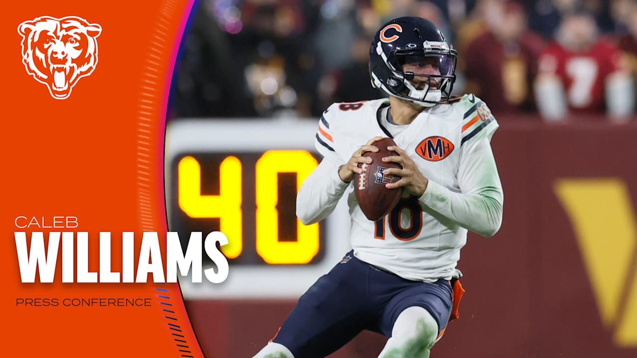 Caleb Williams on Monday Night Football victory | Press Conference