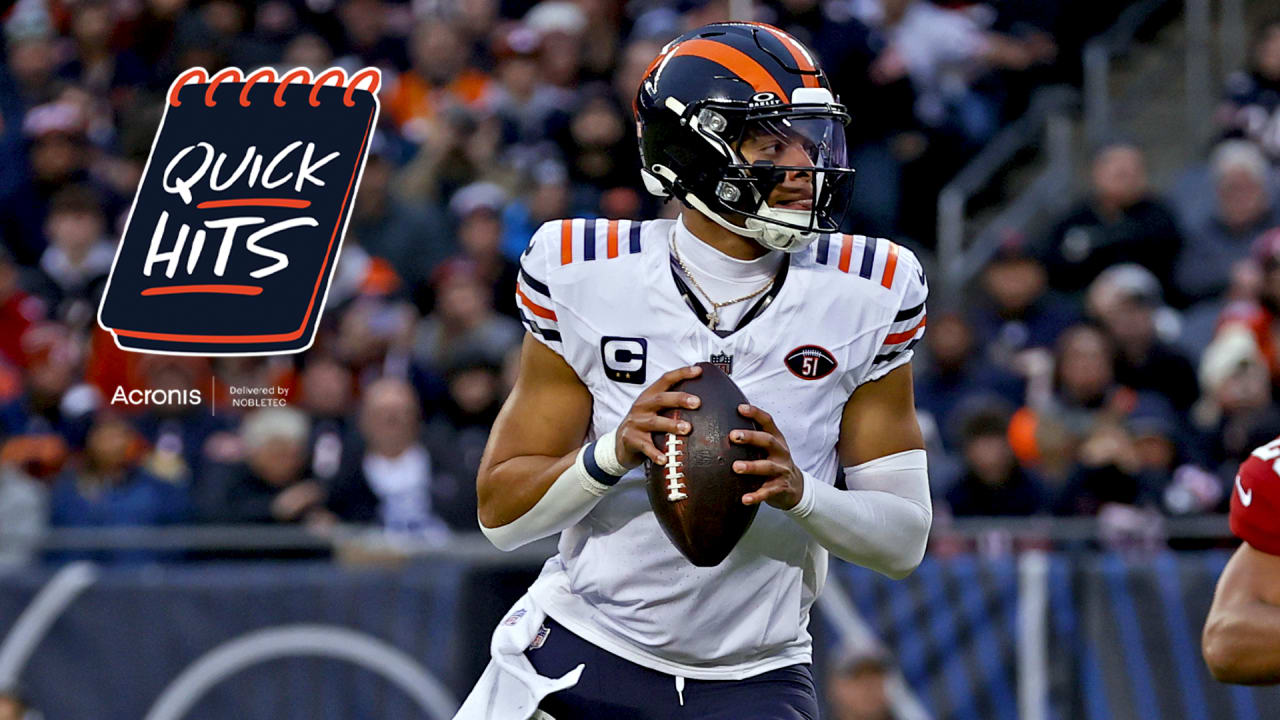 Fields discusses Bears offense’s goals for final regular-season games