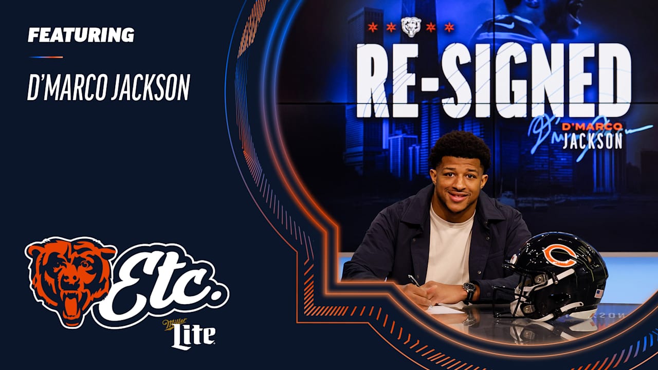 D’Marco Jackson on returning to Chicago, recapping Bears' other moves ...