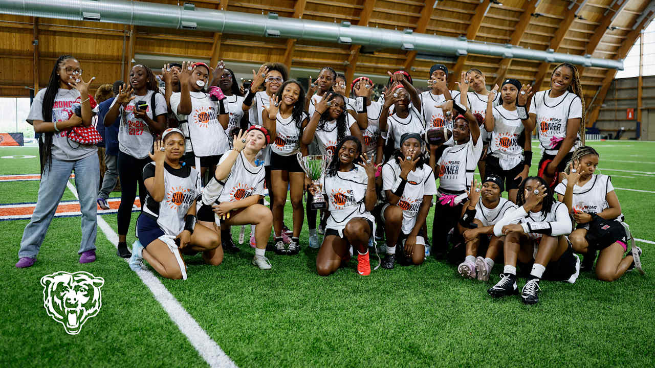 2026 Chicago Bears Girls Flag Football Summer League Championship