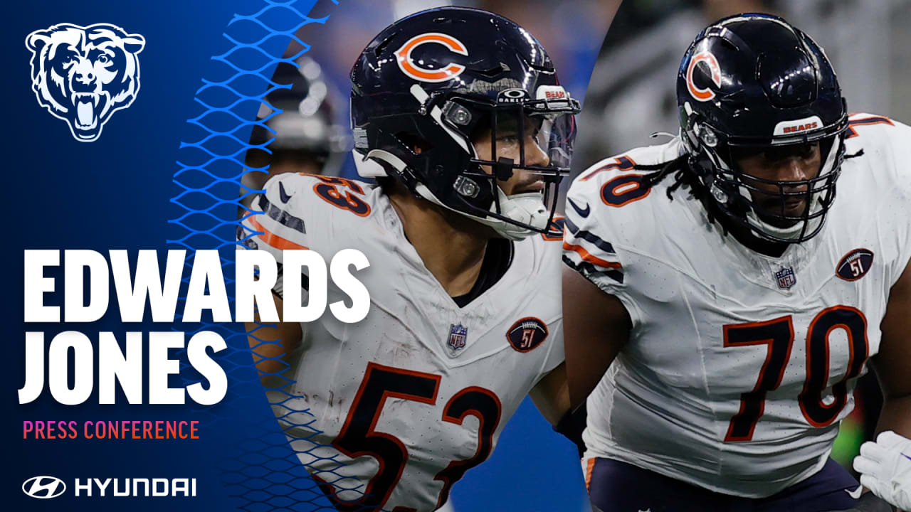 T.J. Edwards and Braxton Jones media availability | Press Conference