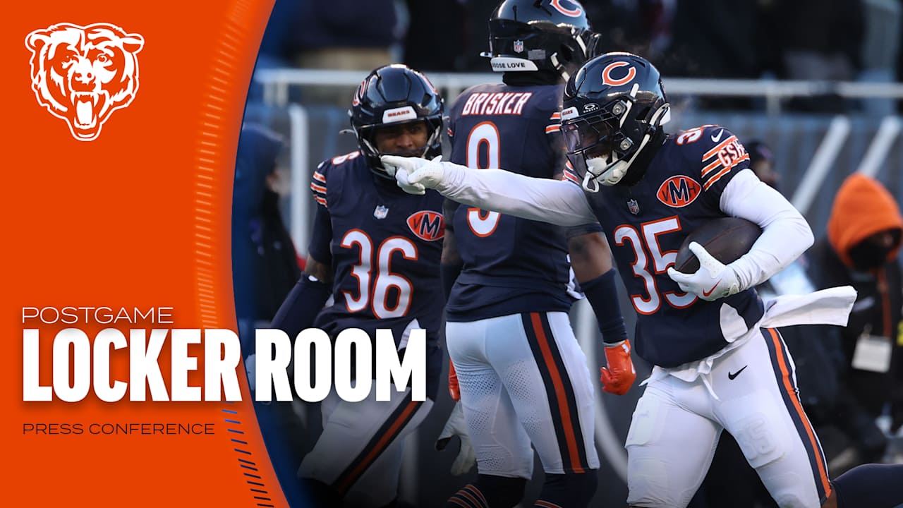 Bears postgame locker room | 2025 Week 15