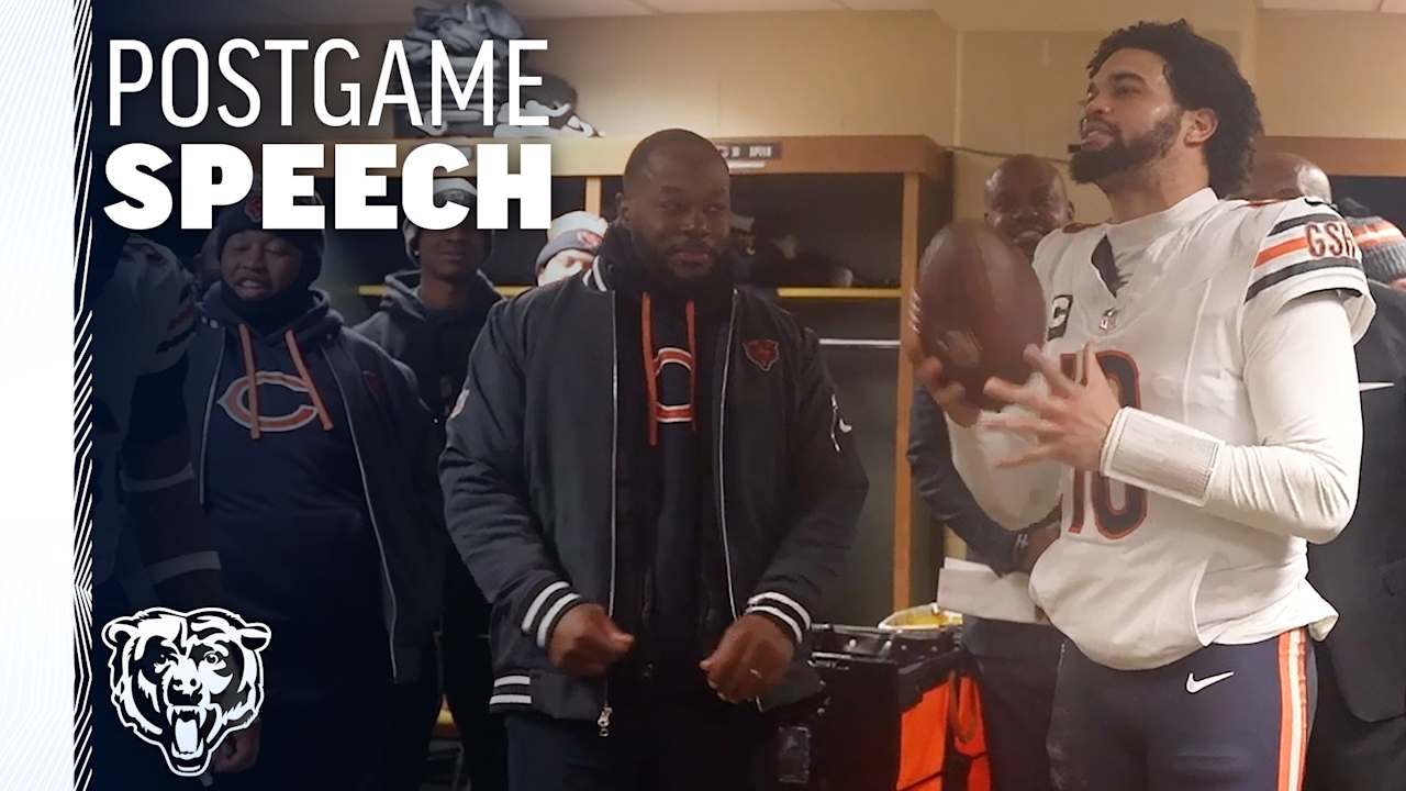 Postgame locker room speech | 2024 Week 18