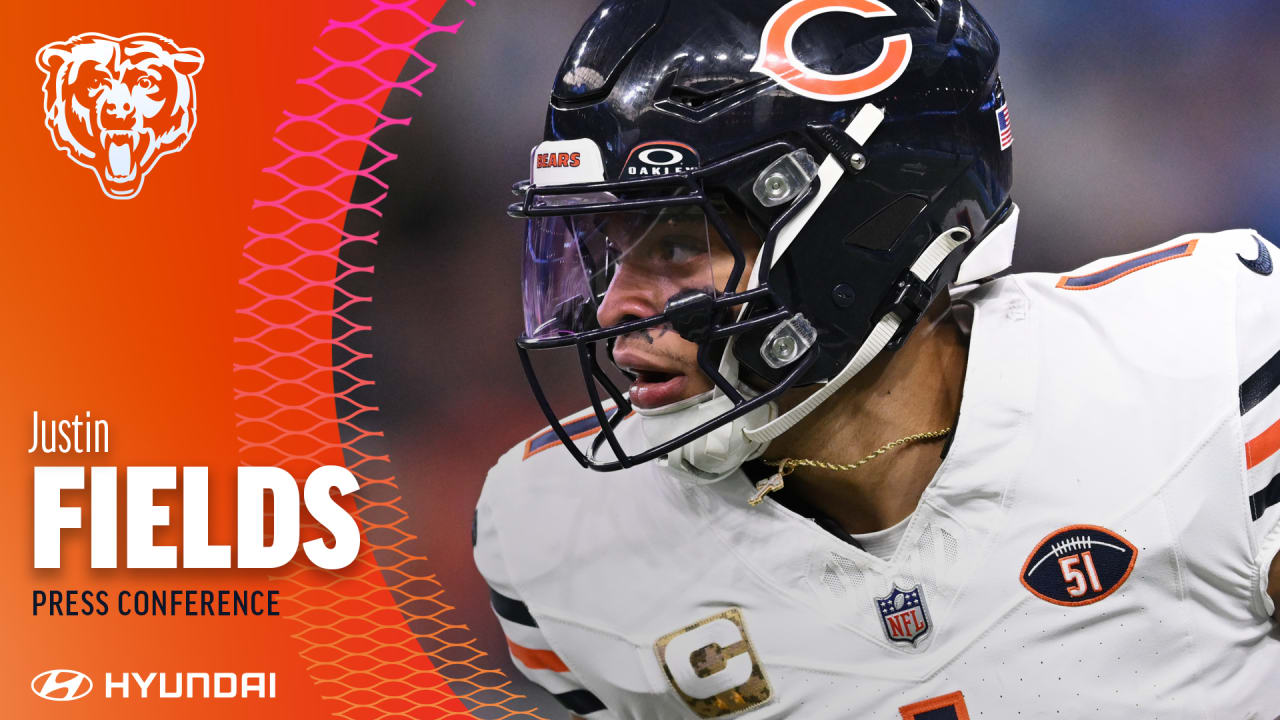 Justin Fields postgame media availability | Press Conference