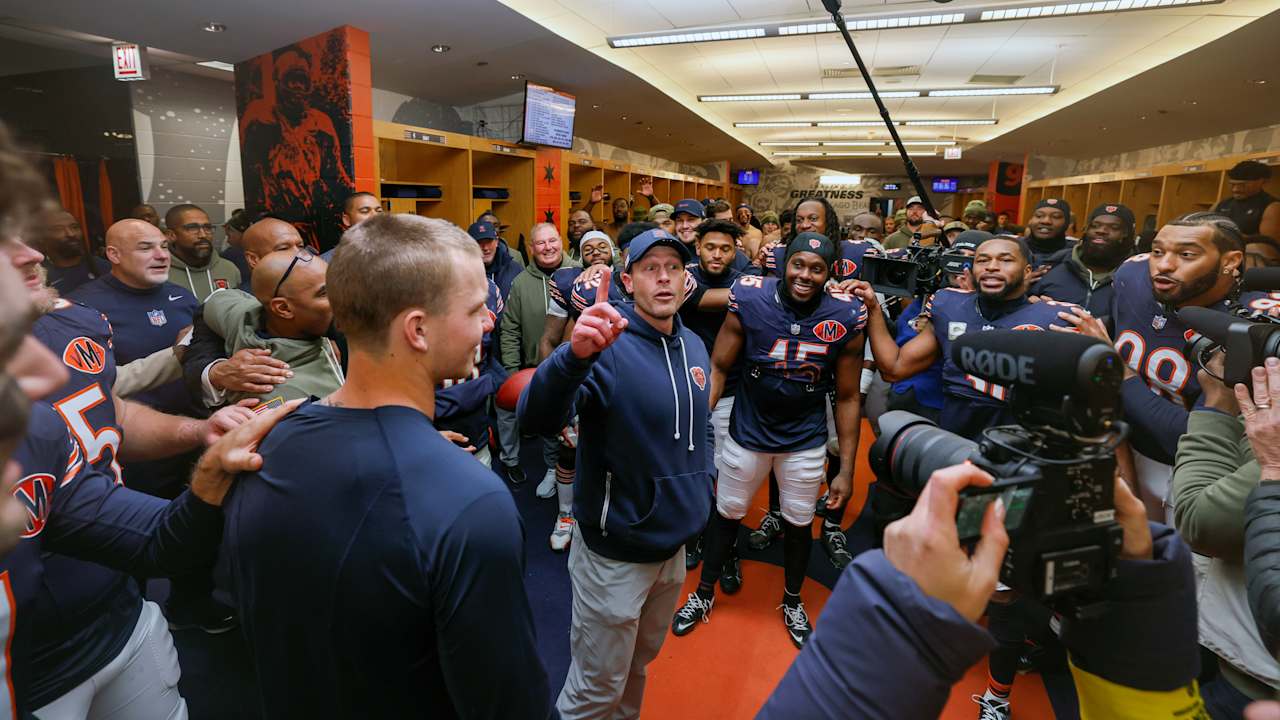 Ben Johnson locker room speech after win over Giants