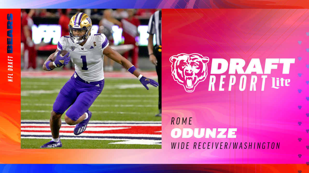 2024 NFL Draft: Wide receiver Rome Odunze, Washington, Round 1, Pick 9
