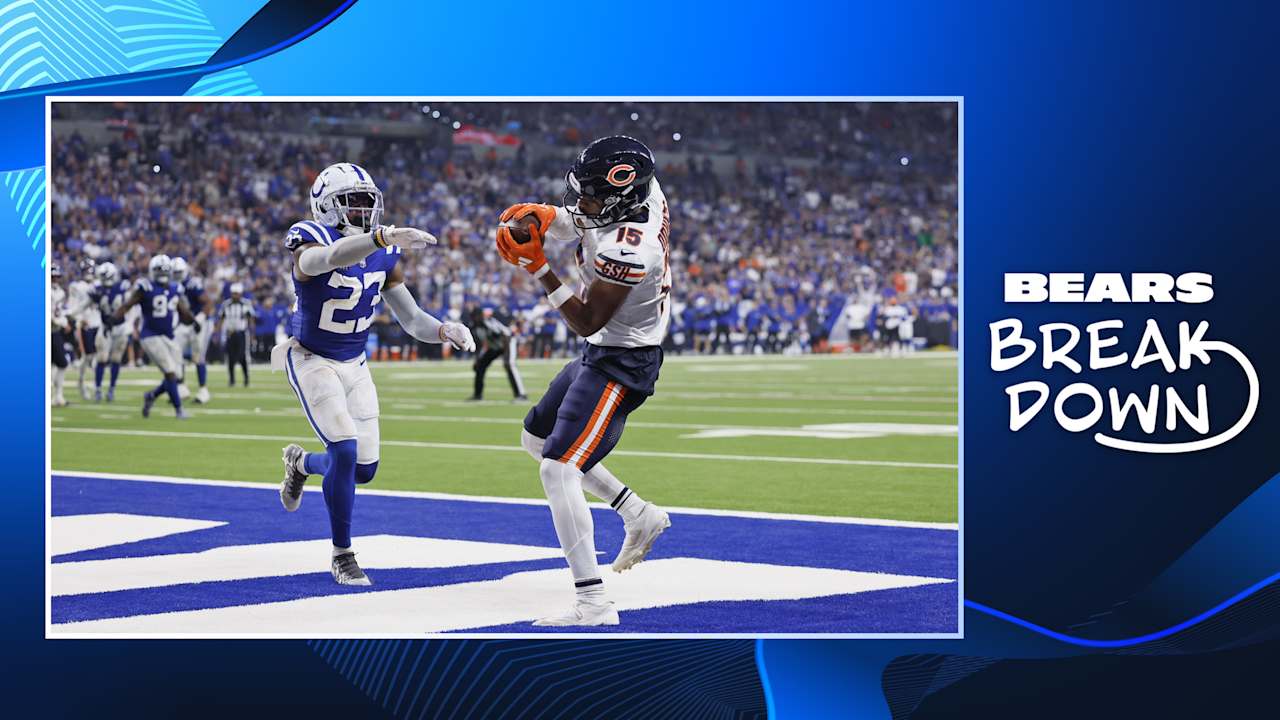 Rome Odunze records first career TD, 100-yard performance against Colts