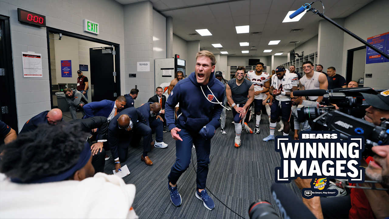 Postgame & locker room celebration photos from Bears' Week 11 win over ...