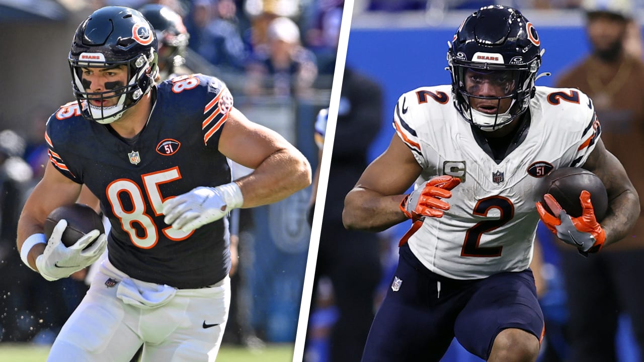 Cole Kmet, DJ Moore discuss Chicago Bears' new offensive additions Keenan Allen, D'Andre Swift ...