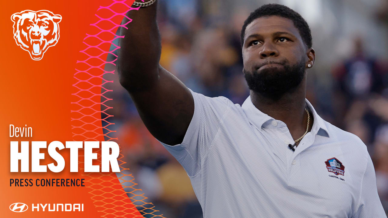 Devin Hester Hall of Fame press conference