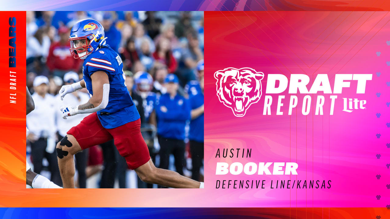 Bears make trade with Bills, select Kansas DL Austin Booker in fifth round