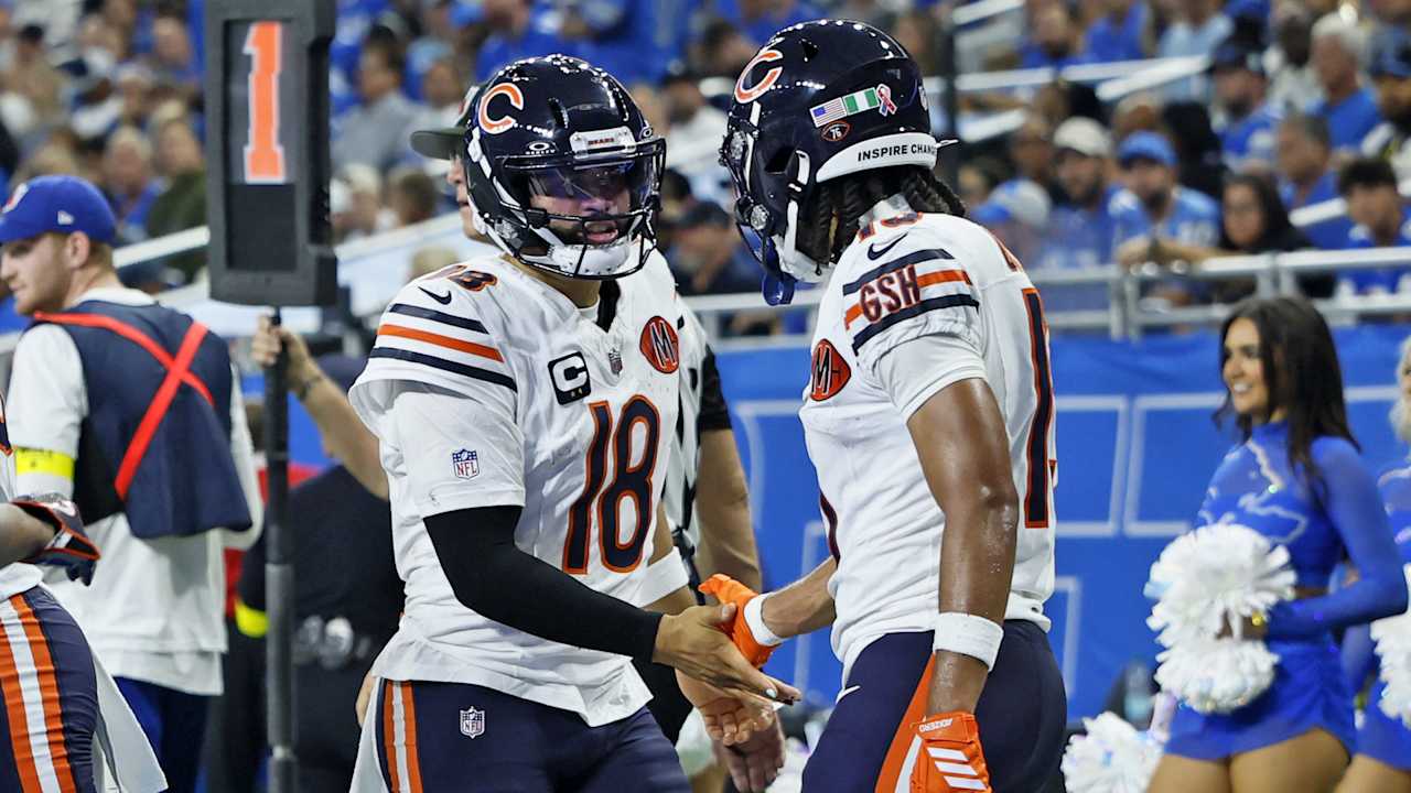 HIGHLIGHT: Caleb Williams' second TD connection with Rome Odunze