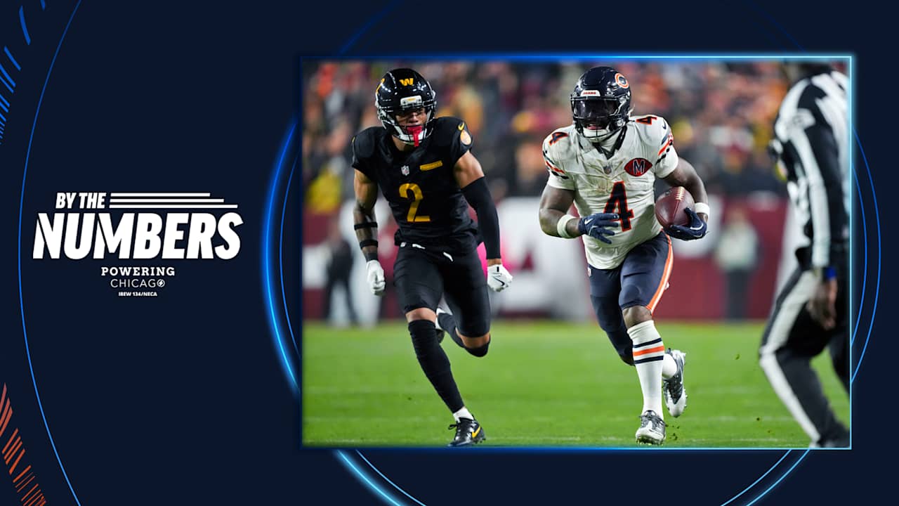 By the Numbers: Bears' MNF victory over Commanders