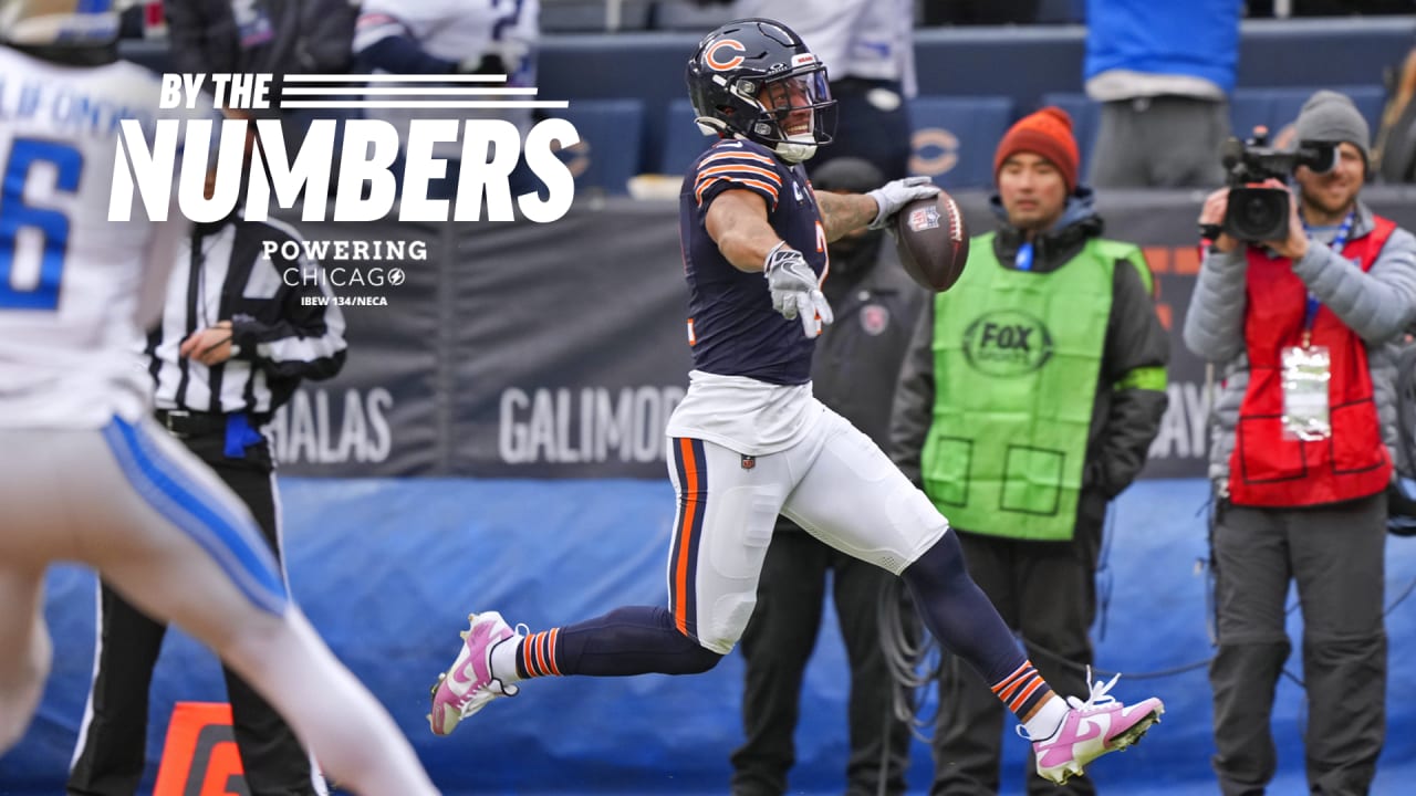 By the Numbers: Bears' Week 14 win over Lions