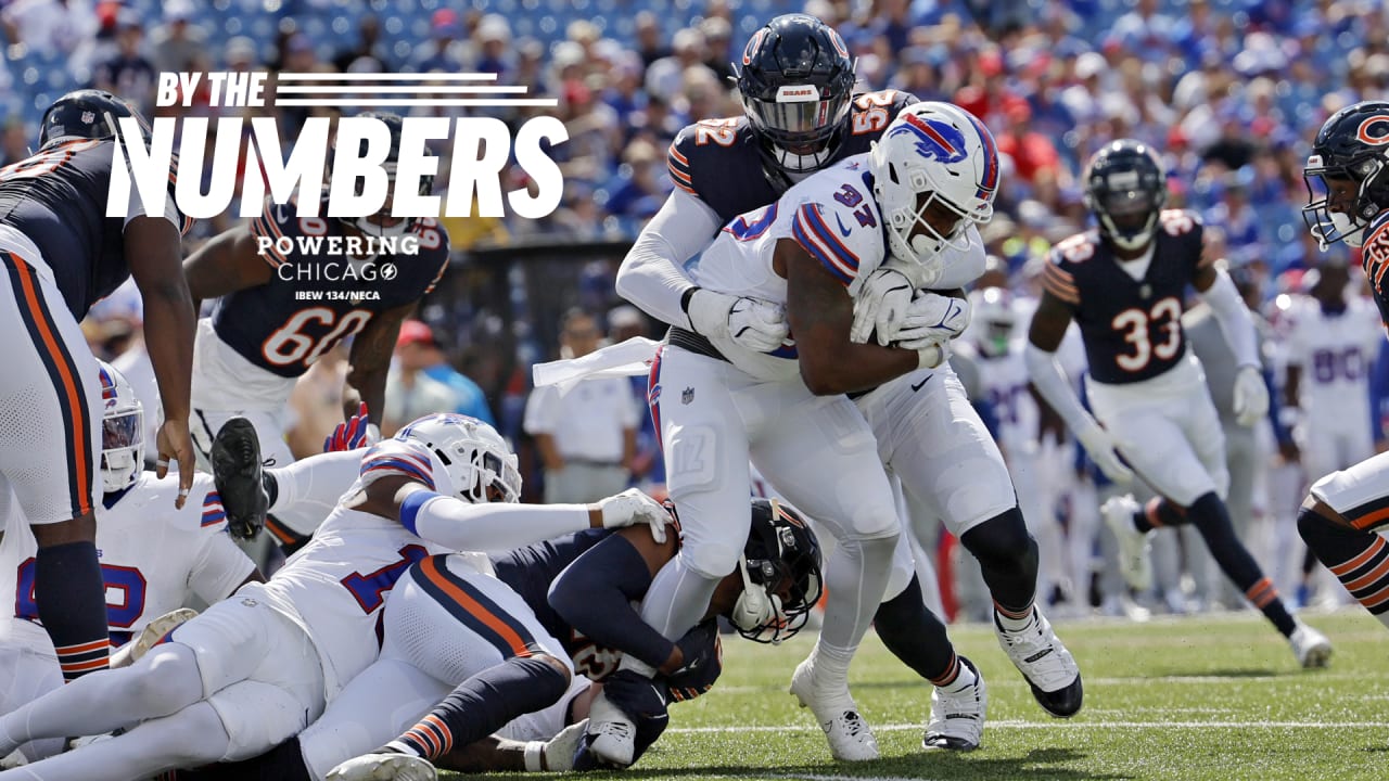 By the Numbers: Bears' preseason victory over Bills