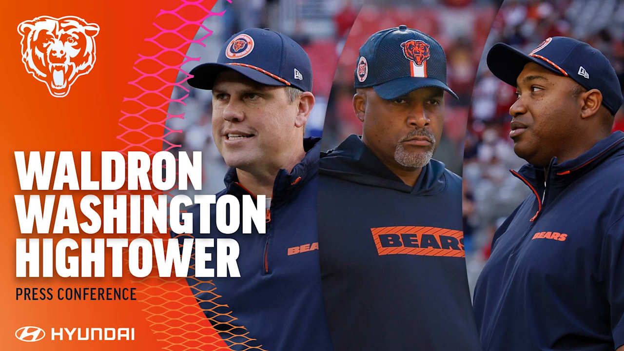 Waldron, Washington, Hightower on preparation for Patriots | Chicago Bears