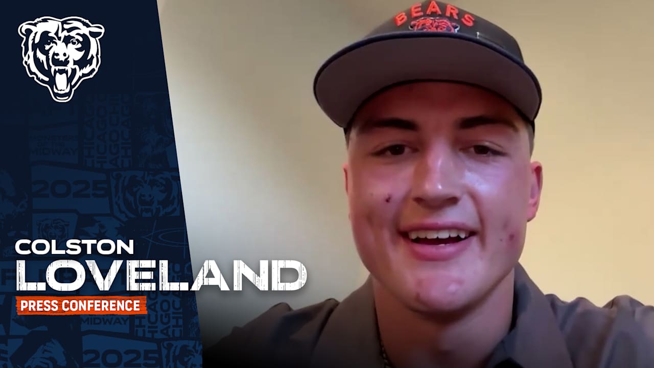 Colston Loveland: 'I'm glad I was meant to be with the Bears' | Press ...