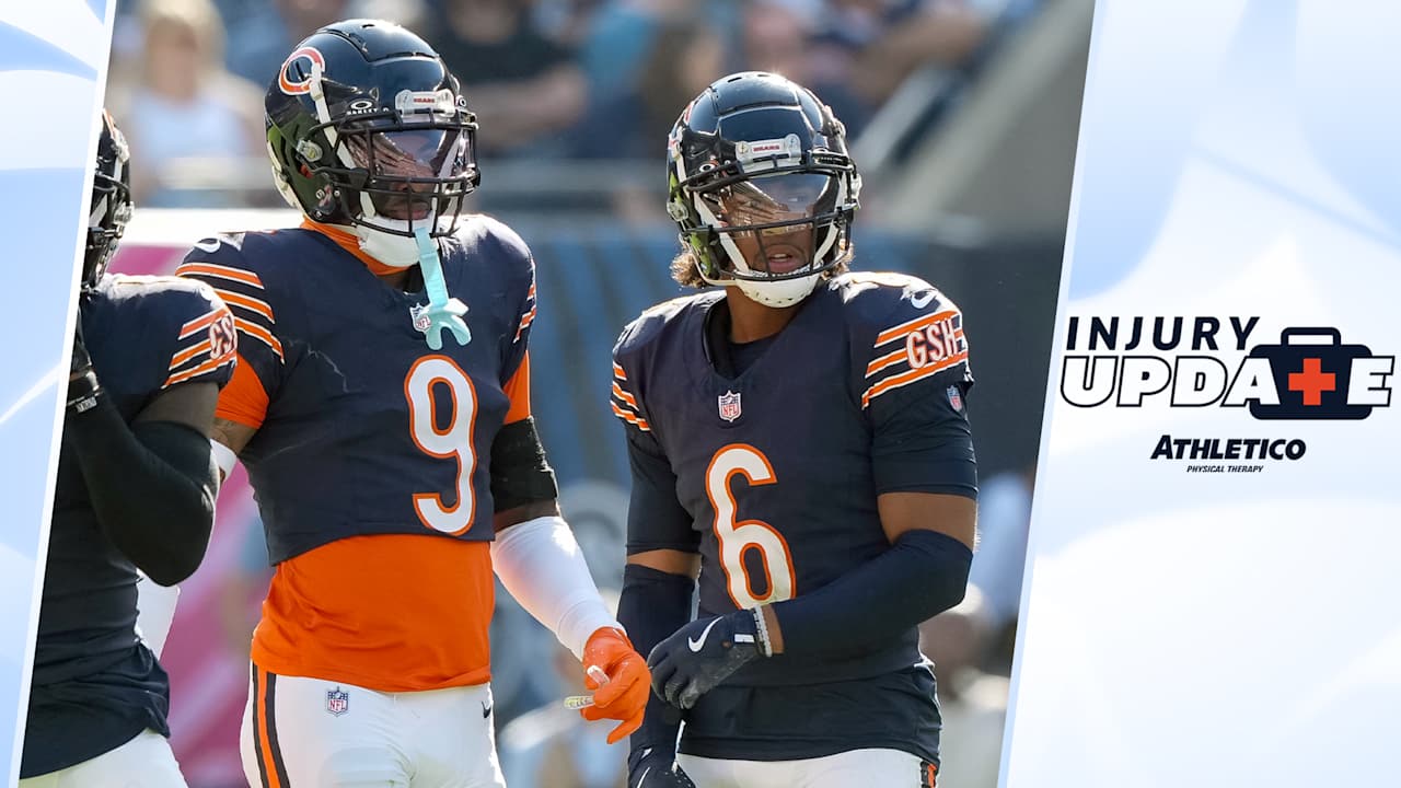 Chicago Bears injury update: Jaquan Brisker, Kyler Gordon will not play ...