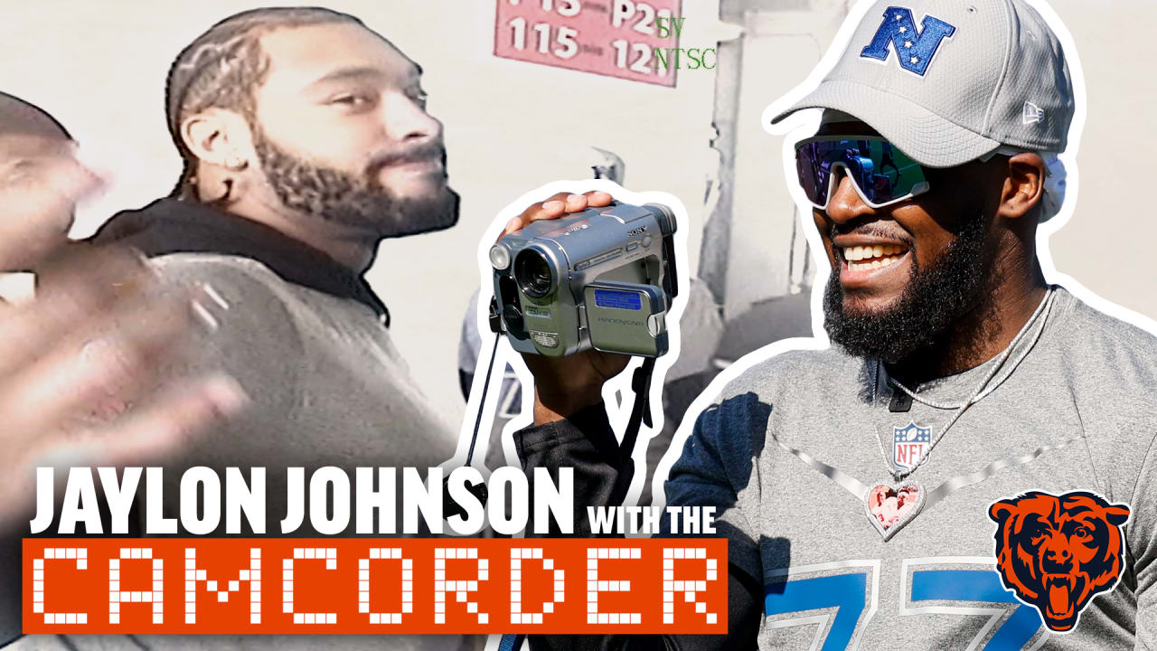 Jaylon Johnson documents the Pro Bowl with a camcorder