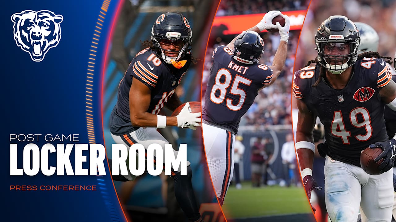 Bears postgame locker room | 2025 Week 3