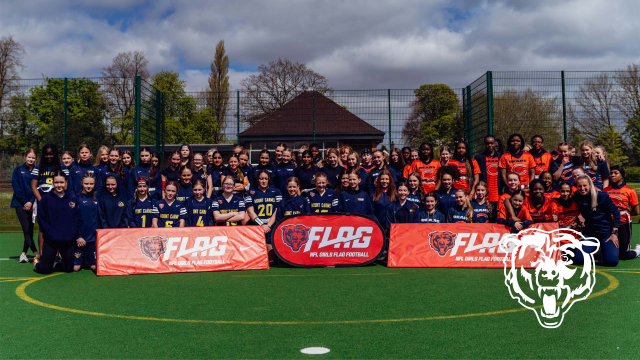 Bears launch girls flag football league in Manchester