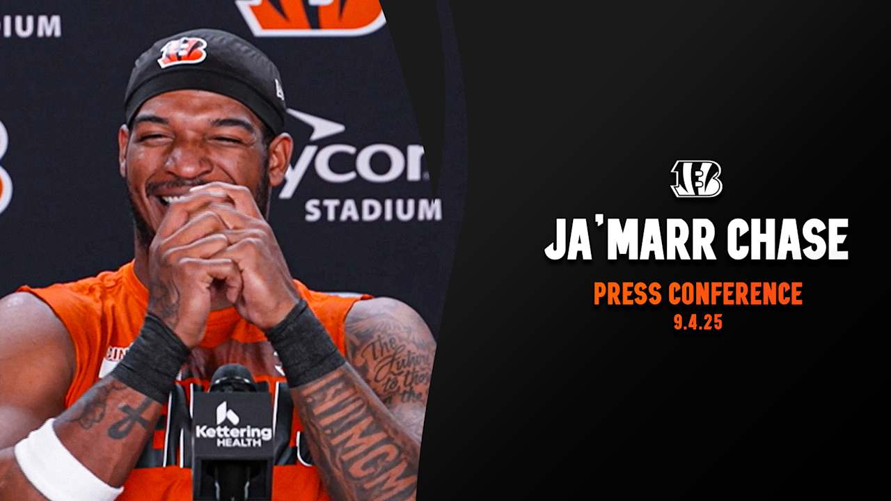 Ja'Marr Chase: "Every Game is a Must-Win Game" | PRESS CONFERENCE