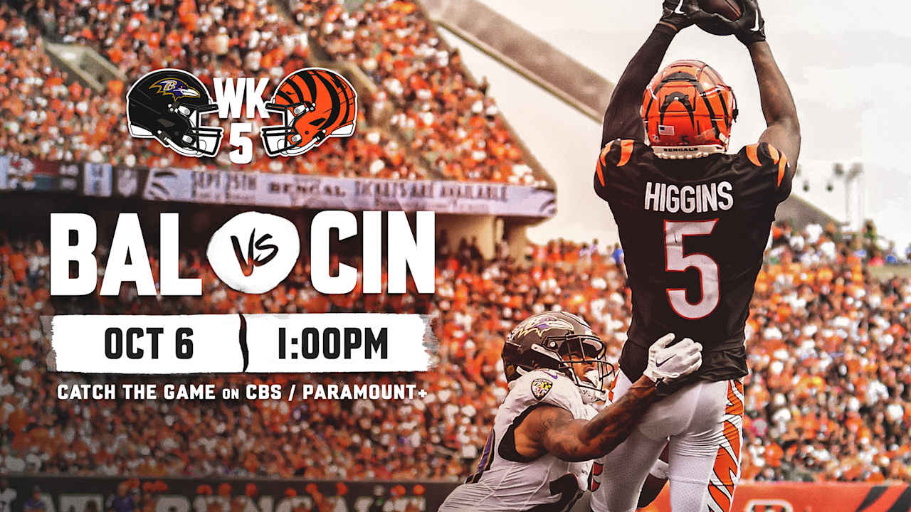 Ravens vs Bengals Liveblog | Week 5