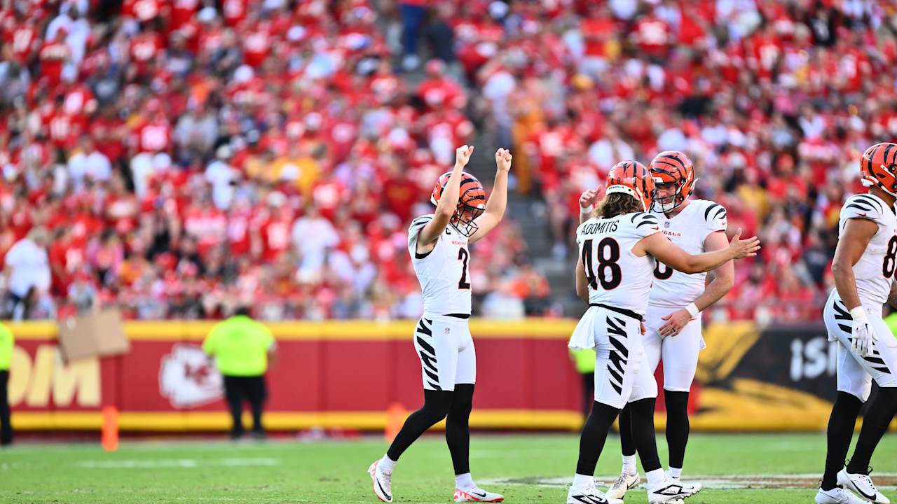 McPherson's 53-yard FG puts Bengals back on top vs. Chiefs in fourth ...