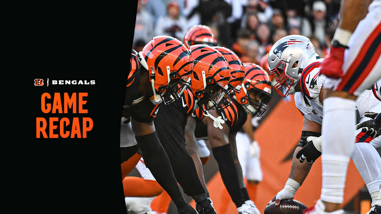 Bengals Patriotss Postgame Recap | Stats, Notes and Quotes