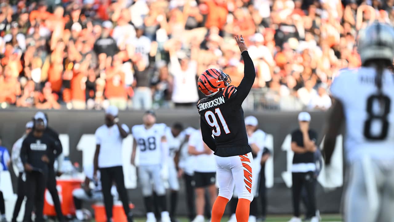 Trey Hendrickson's best plays from 4-sack game in Week 9 vs. Raiders | HIGHLIGHTS