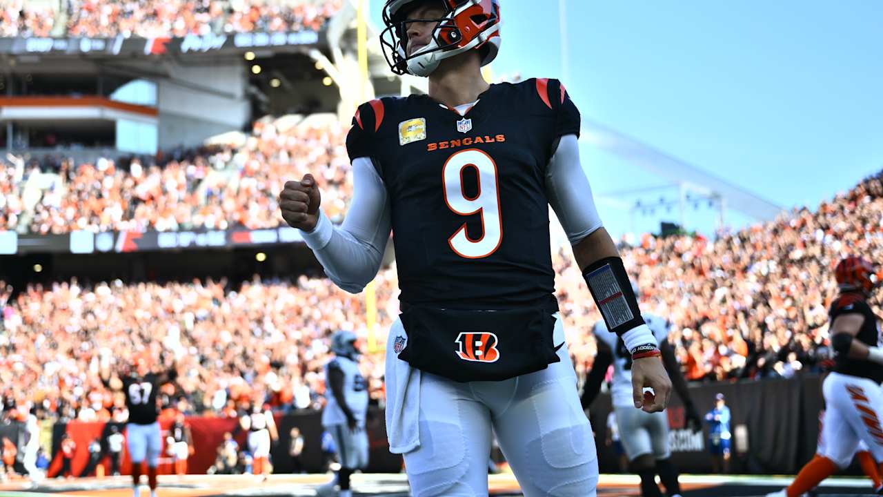 Joe Burrow's 16th TD pass of 2024 gets Bengals on scoreboard vs ...