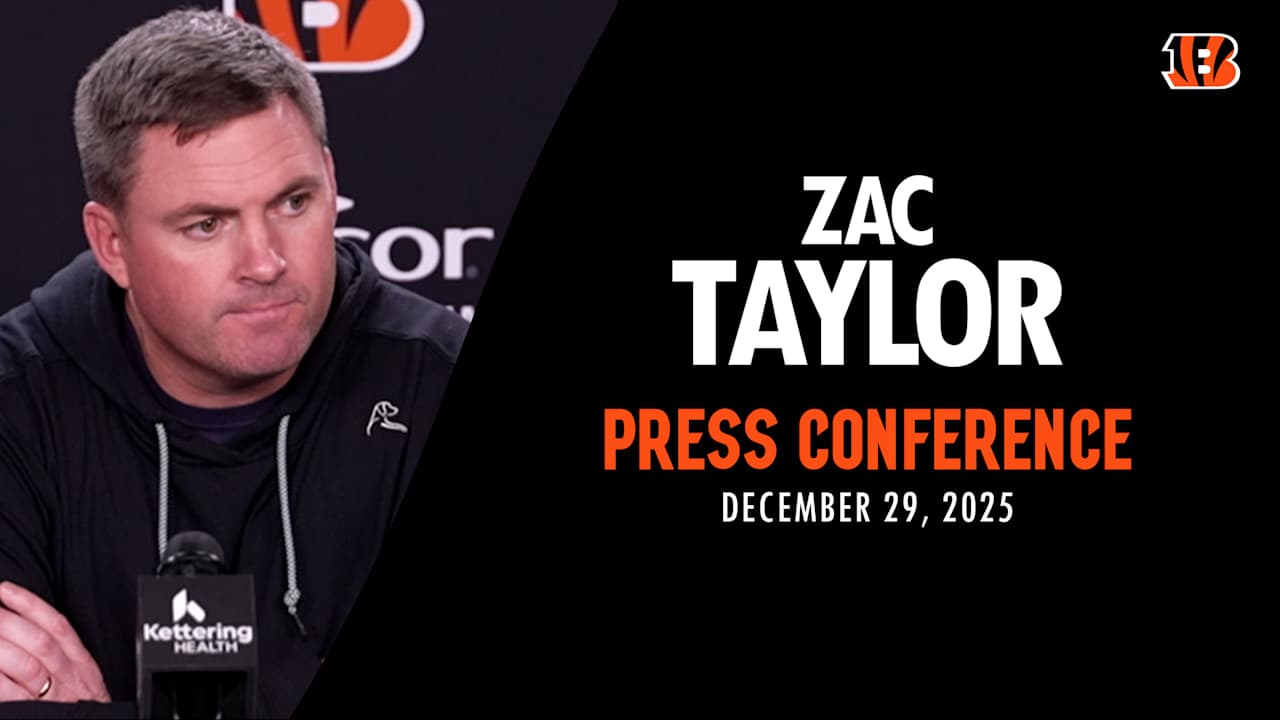 Zac Taylor's Monday Follow Up After Week 17 | PRESS CONFERENCE