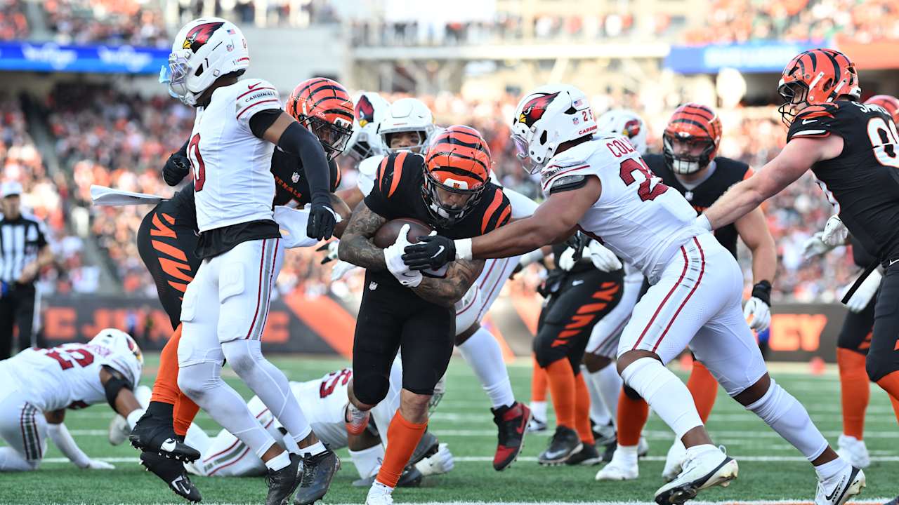 Chase Brown's 6-yard rumbling TD run boosts Bengals' lead to 29-7 ...