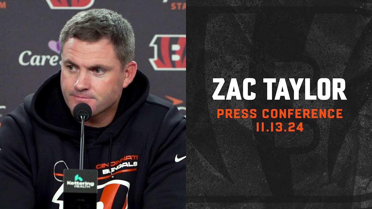 Zac Taylor Press Conference: "We Should Expect To Win Any Game We Play"